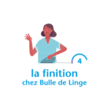 Process de traitement du linge et des vêtements chez Bulle de Linge